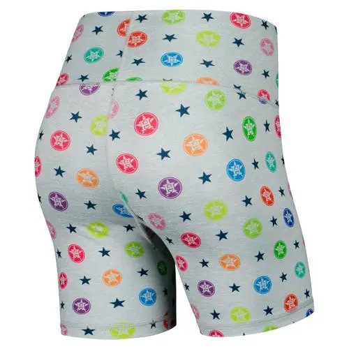 Terez Houston Astros Tlc Rainbow Shorts