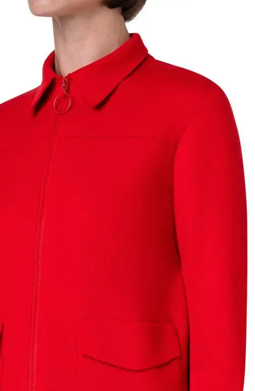 Akris Virgin Wool Zip Jacket