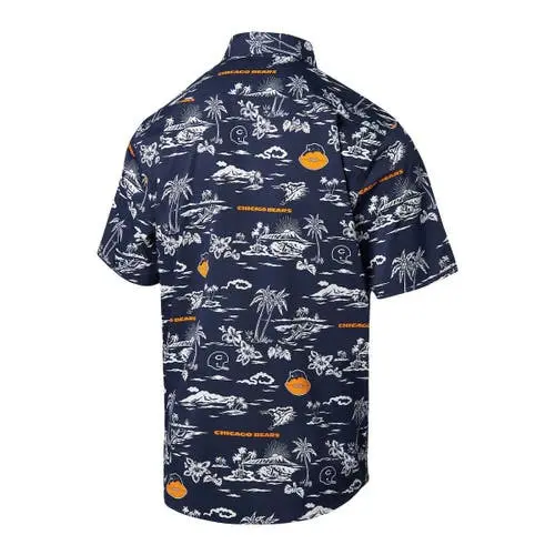 Reyn Spooner Chicago Bears Throwback Kekai Print Button-up Shirt