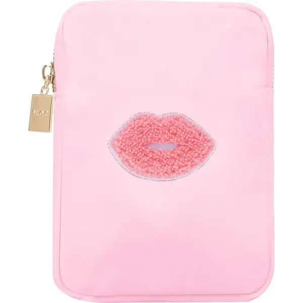BLOC BAGS Mini Kiss Cosmetics Bag - Baby Pink