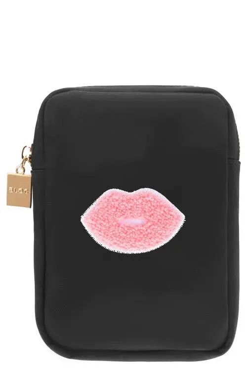 BLOC BAGS Mini Kiss Cosmetics Bag - Black