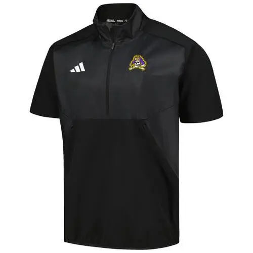 Adidas Ecu Pirates Aeroready Raglan Short Sleeve Quarter-zip Jacket