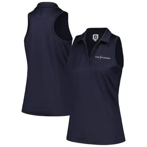 FOOTJOY The Players Prodry Racerback V-neck Tank Top - Navy
