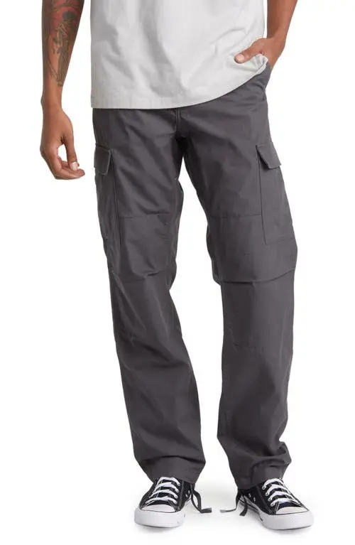 Carhartt Work In Progress Aviation Ripstop Cotton Cargo Pants - Blacksmith