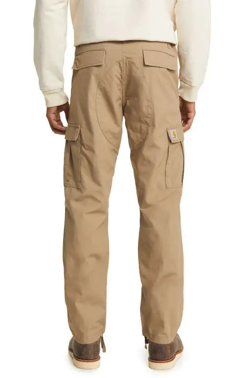 Carhartt Work In Progress Aviation Ripstop Cotton Cargo Pants - Leather (rinsed)