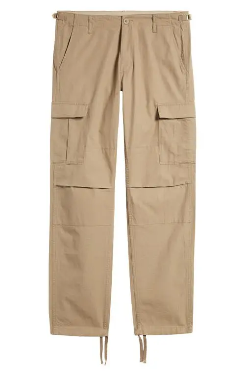 Carhartt Work In Progress Aviation Ripstop Cotton Cargo Pants - Leather (rinsed)