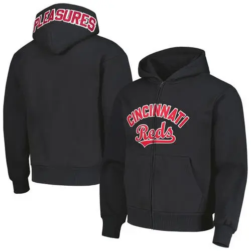 PLEASURES Cincinnati Reds Opening Day Full-zip Hoodie