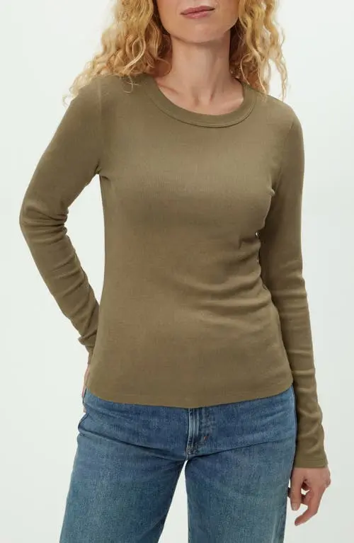 Michael Stars Zola Long Sleeve T-shirt - Caper