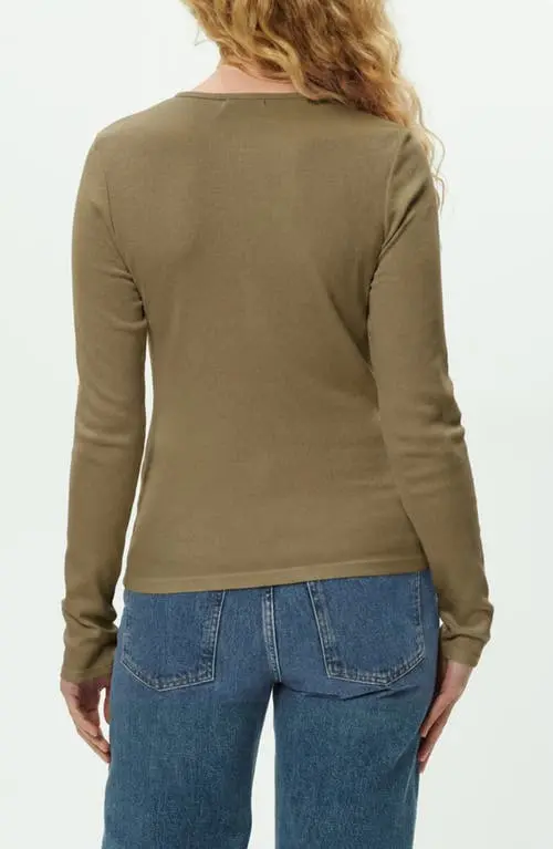 Michael Stars Zola Long Sleeve T-shirt - Caper