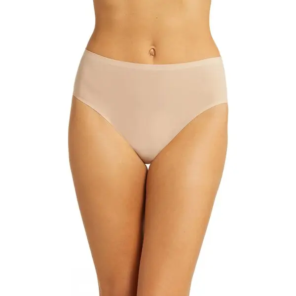Chantelle Soft Stretch High Cut Briefs - Ultra Beige