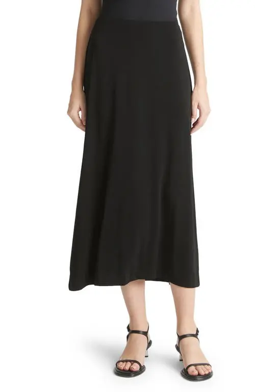 Vince Pull-on Midi Skirt - Black