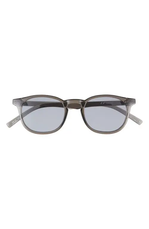 Le Specs Club Royale 48mm Round Sunglasses - Pewter/smoke Tint