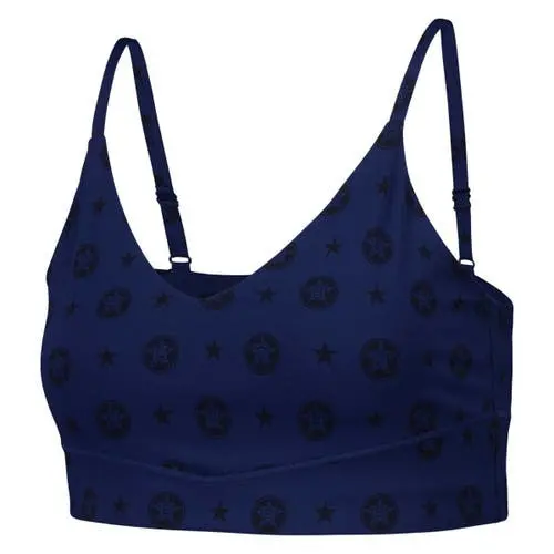 Terez Houston Astros Active Bra - Navy