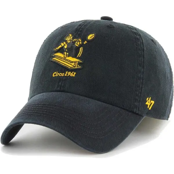 '47 Pittsburgh Steelers Gridiron Classics Franchise Legacy Fitted Cap - Black