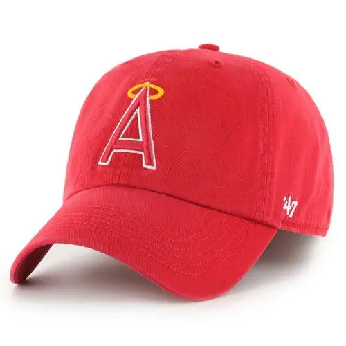 '47 Los Angeles Angels Cooperstown Collection Franchise Fitted Hat - Red