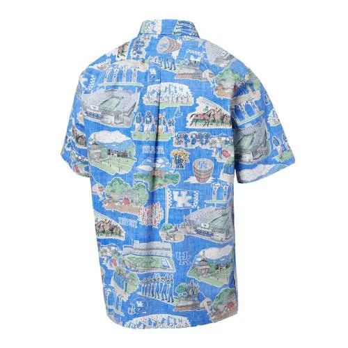 Reyn Spooner Kentucky Wildcats Scenic Button-down Shirt - Royal