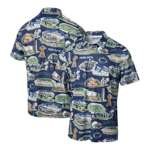 Reyn Spooner Penn State Nittany Lions Scenic Polo - Navy