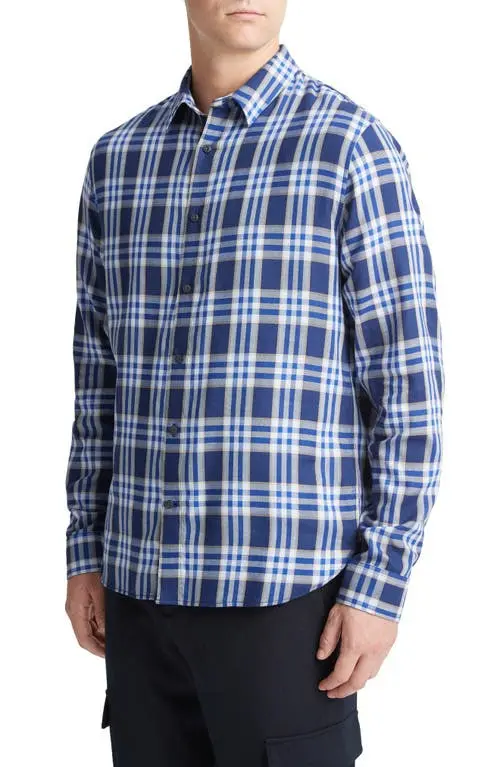 Vince Venice Plaid Button-up Shirt