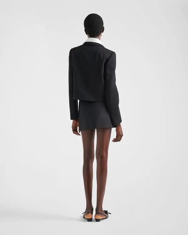 Prada Single-Breasted Jacket - Black | Editorialist