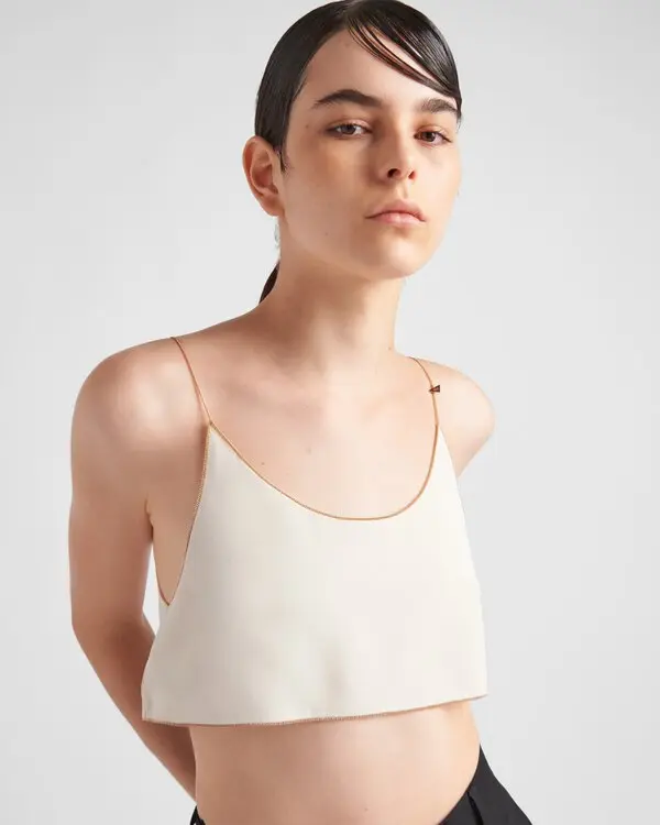 Prada Sablé Top