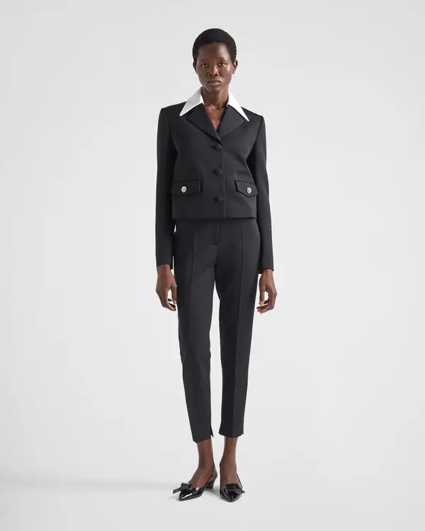 Prada Wool Sateen Pants