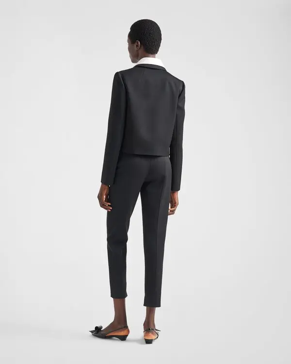 Prada Wool Sateen Pants
