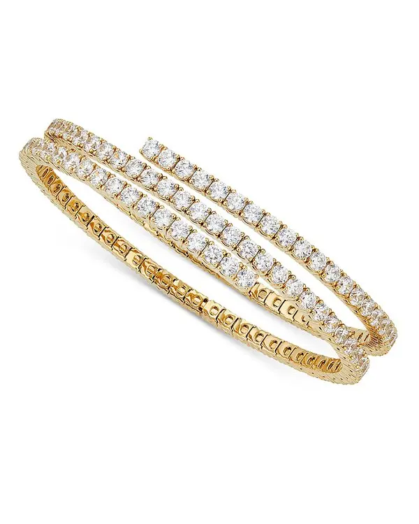 Nadri Triple Wrap Coil Bracelet - Gold