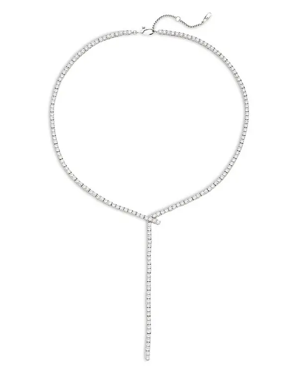 Nadri Tennis Y Necklace, 15 - Silver