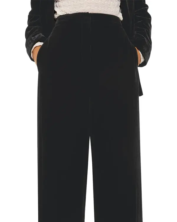 Whistles Velvet Straight Leg Trousers