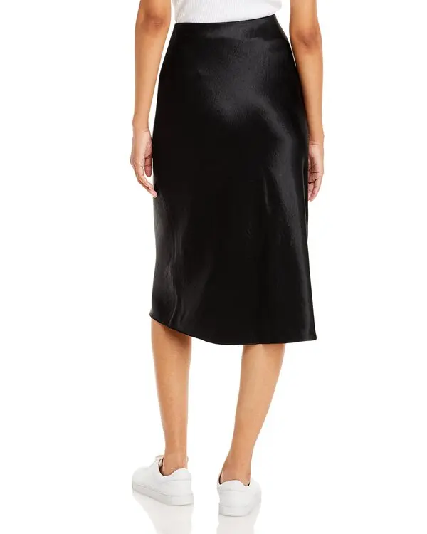 Vince Satin Slip Skirt - Black