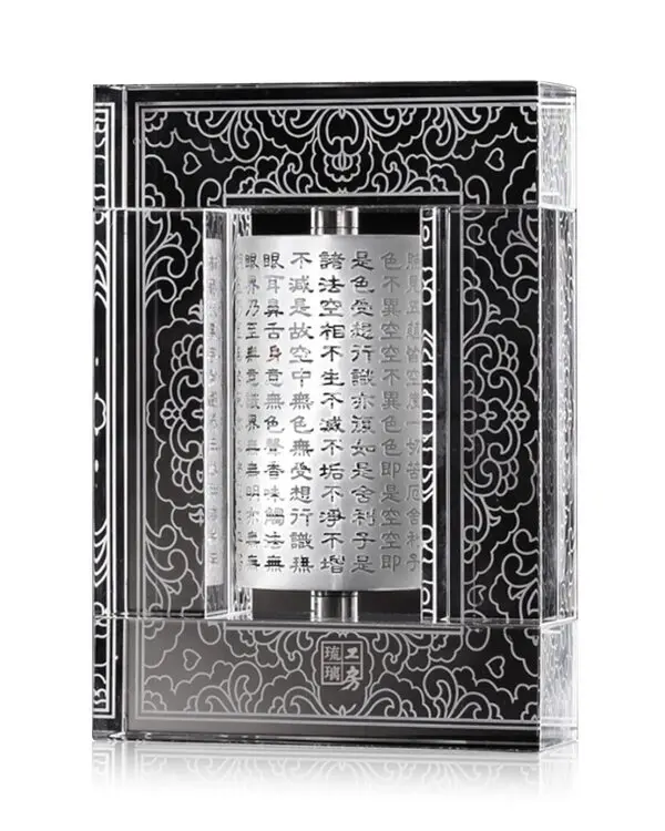 LIULI Pure Heart Revolution Crystal Prayer Wheel