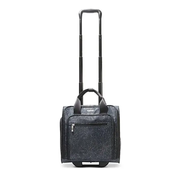 BAGGALLINI Two-wheel Under Seat Carry-on Luggage - Midnight Blossom Print