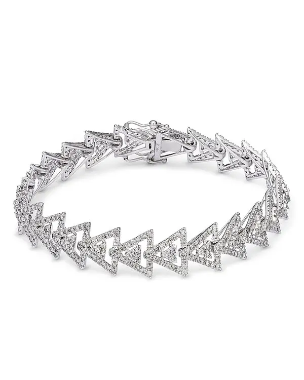 Bloomingdale'S Diamond Triangle Link Bracelet, 4.0 Tcw - White
