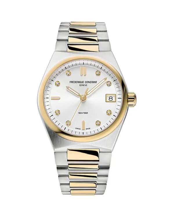 FREDERIQUE CONSTANT Highlife Watch With Interchangeable Strap - Silver/two-tone