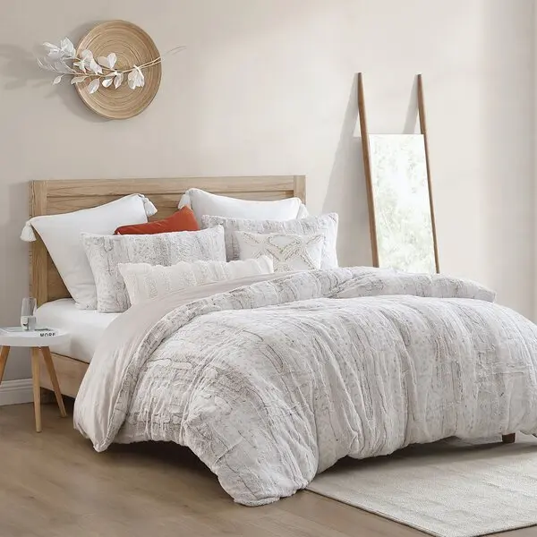 PERI HOME Snow Leopard Comforter Set, Full/queen
