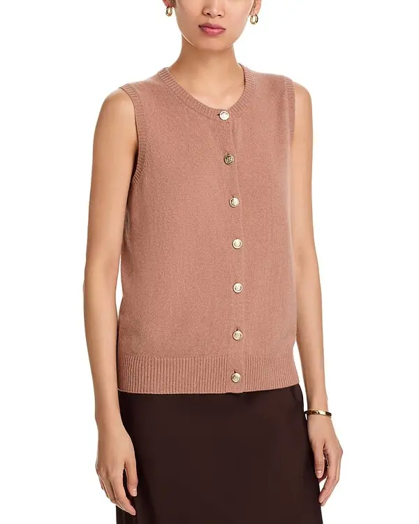 Bloomingdale'S Cashmere Crewneck Sweater Vest