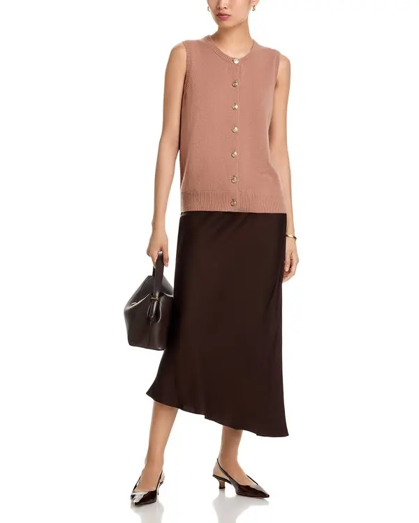 Bloomingdale'S Cashmere Crewneck Sweater Vest