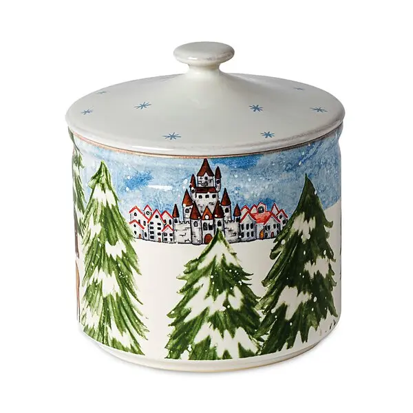 COSTA NOVA Casafina The Nutcracker Canister Cookie Jar - Multi