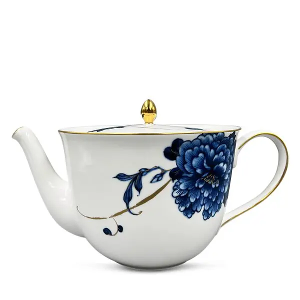 Prouna Emperor Flower Covered Teapot - Blue