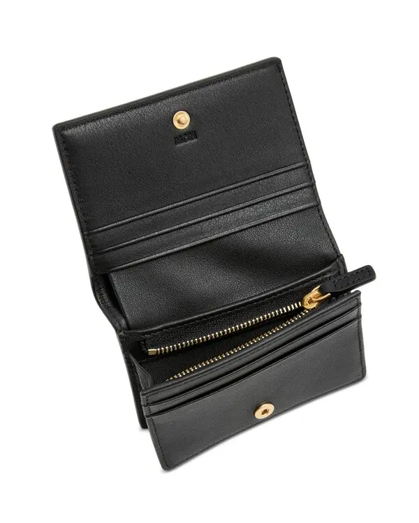Mcm Tracy Embossed Monogram Small Leather Wallet