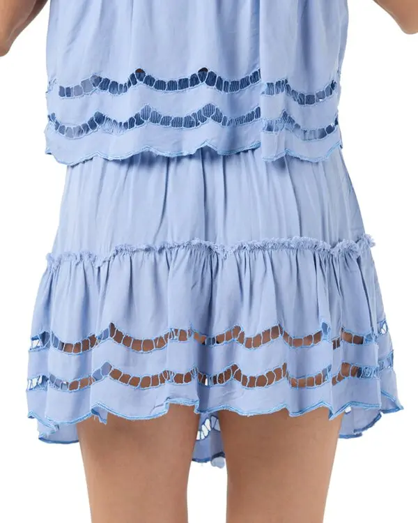 Tiare Hawaii Francesca Mini Skirt - Cornflower Blue