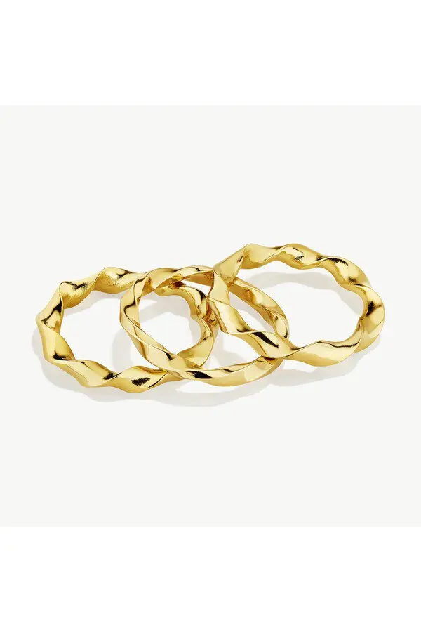 SOKO Twist Infinity Stacking Rings