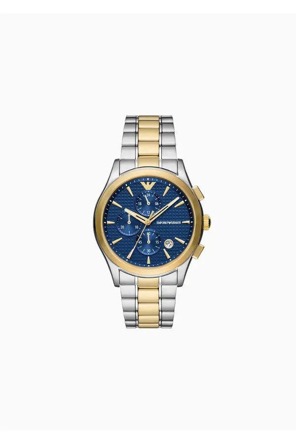 Emporio Armani Men Chronograph Two-tone Stainless Steel Watch