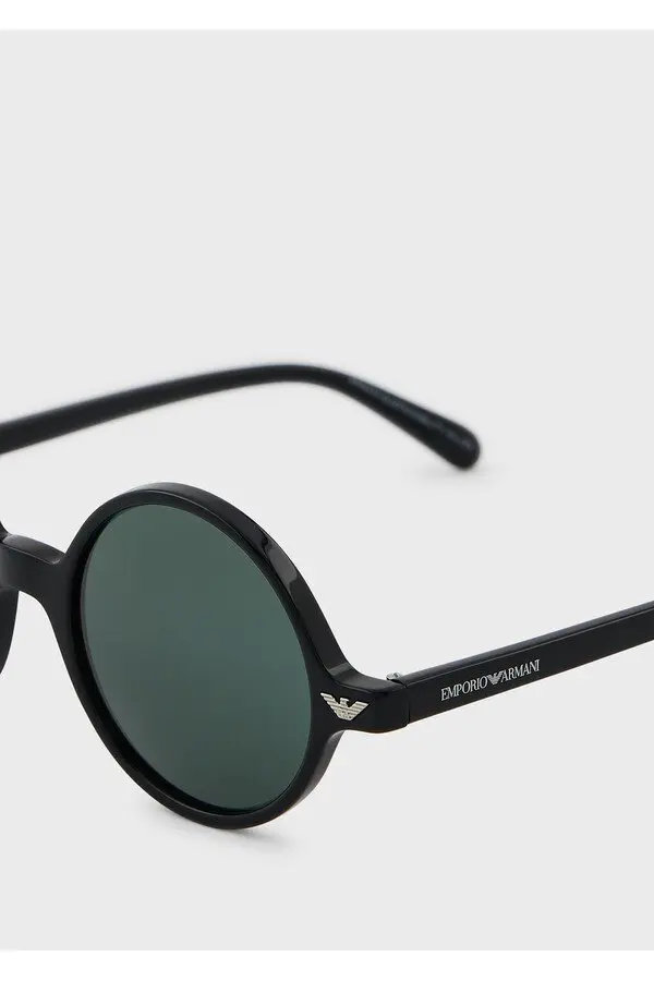 Emporio Armani Men Round Sunglasses