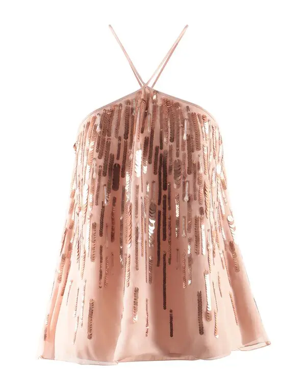 Blumarine Embellished One-shoulder Top - Pink