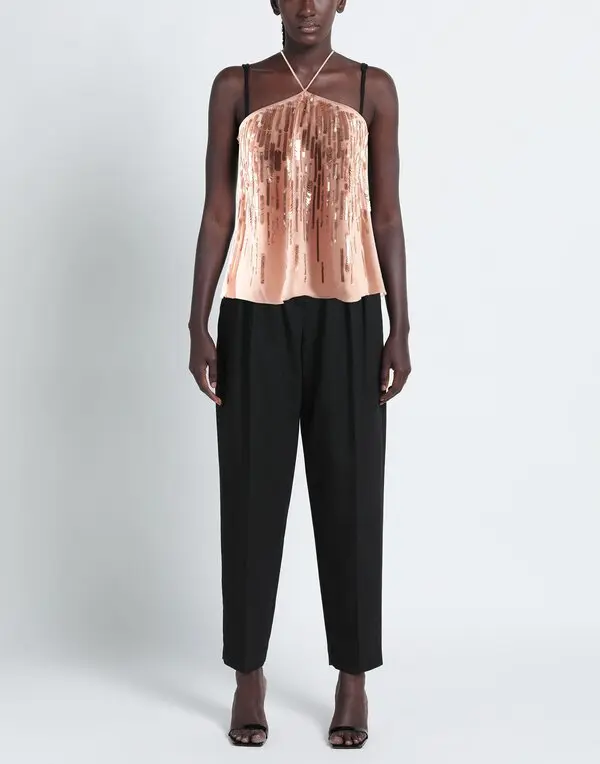 Blumarine Embellished One-shoulder Top - Pink
