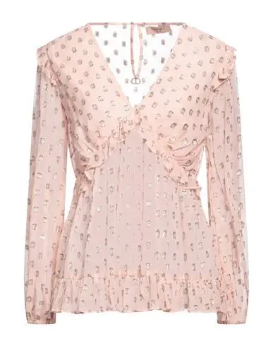 TWINSET Ruched Polka-dot Top