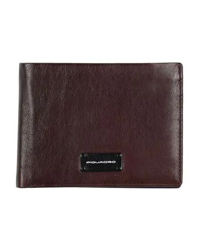 PIQUADRO Wallet Dark Cow Leather - Brown