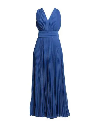 Max Mara Crepe Pleated Jumpsuit - Blue
