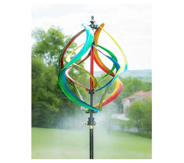 EVERGREEN 84h Multicolor Helix Misting Wind Spinner